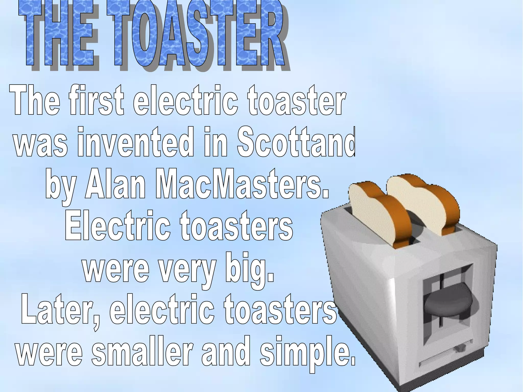 The toaster carmen gutierrez 3ºa | PPT
