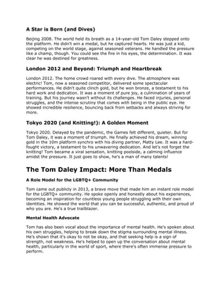 The Tom Daley Effect_ More Than Just Speedos and Dives.docx