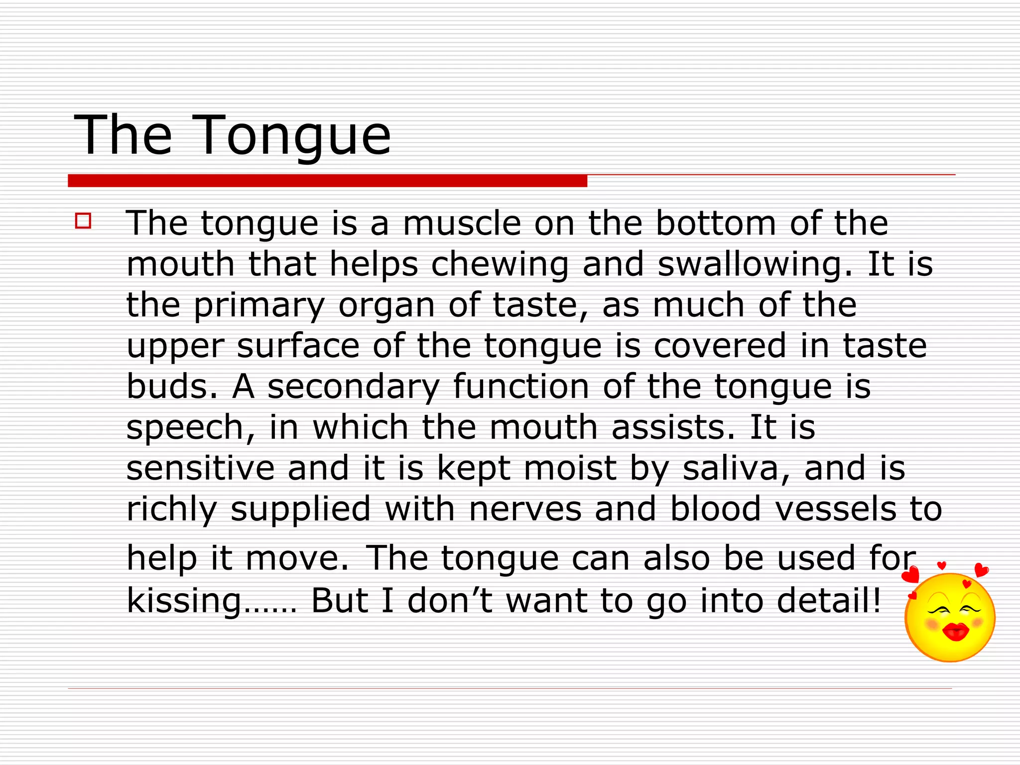 The Tongue!! | PPT