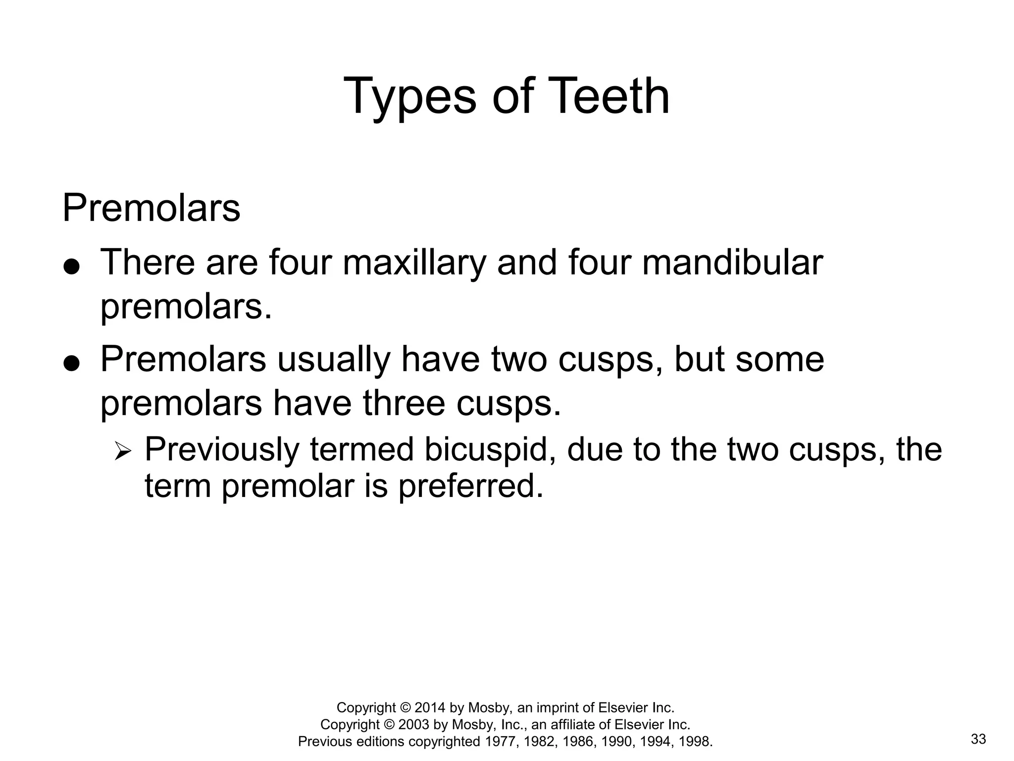Nomenclature: The tooth functions and terms | PPTX