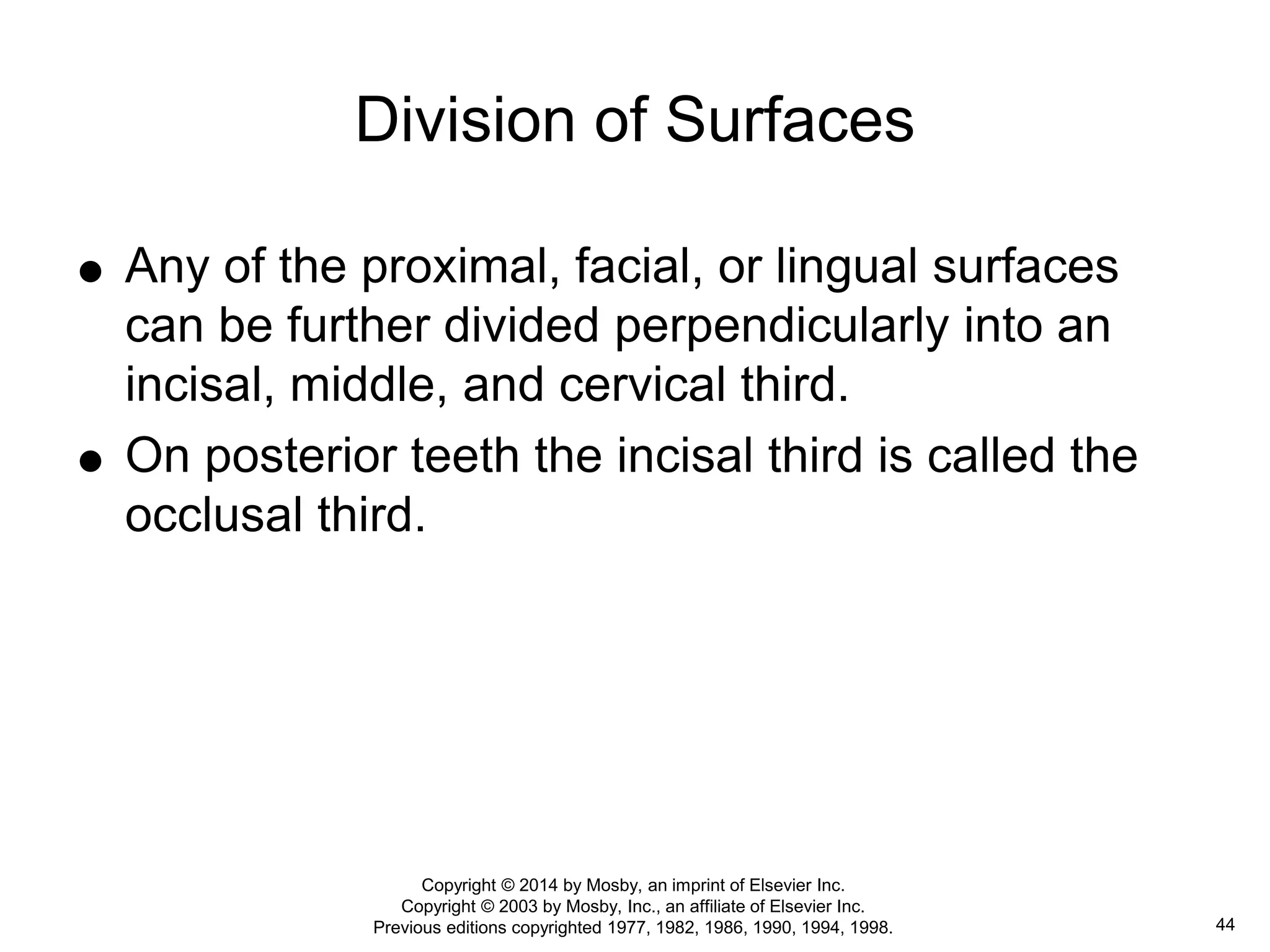 Nomenclature: The tooth functions and terms | PPTX
