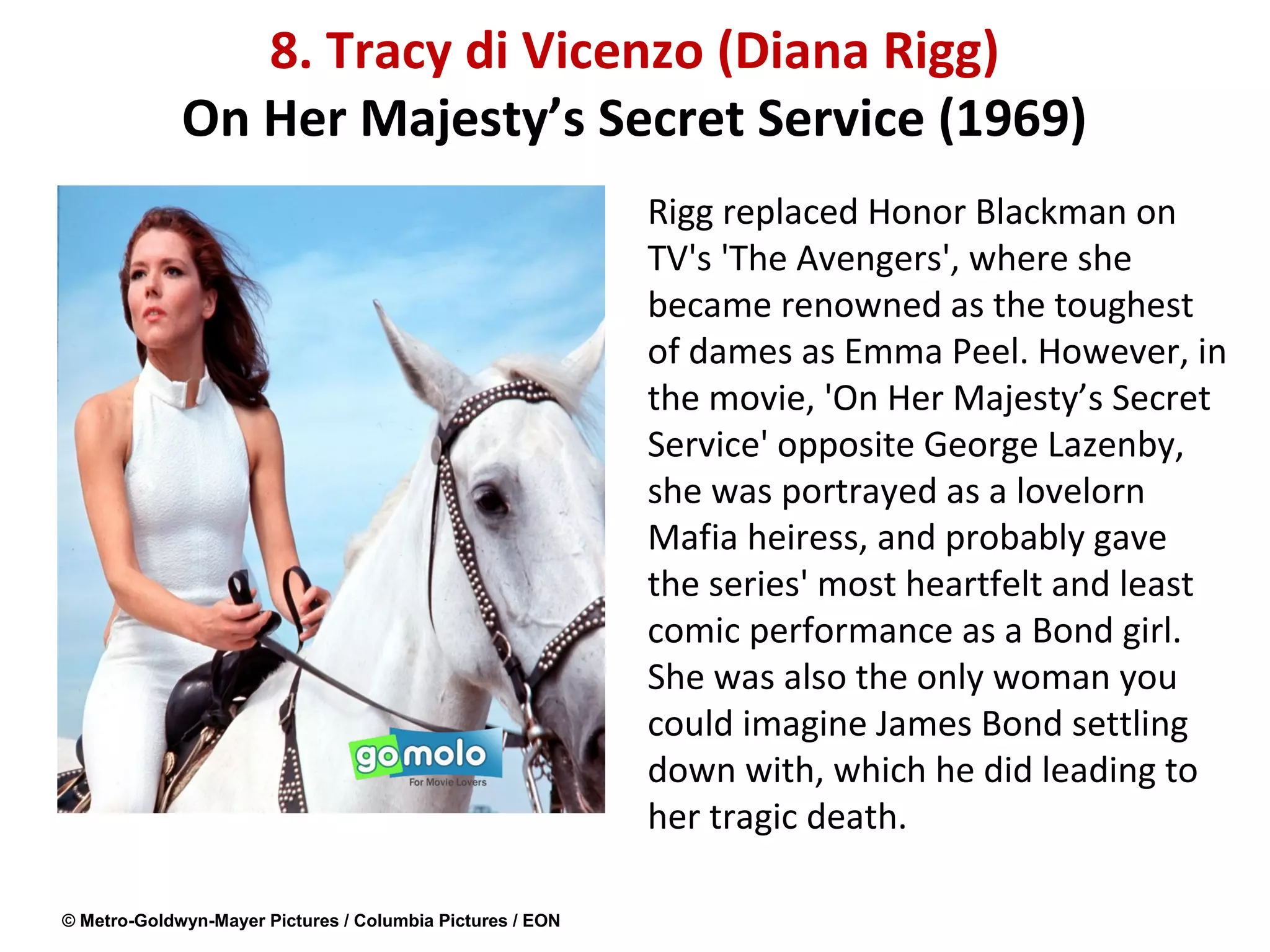 The top 10_bond_girls_gomolo | PPT