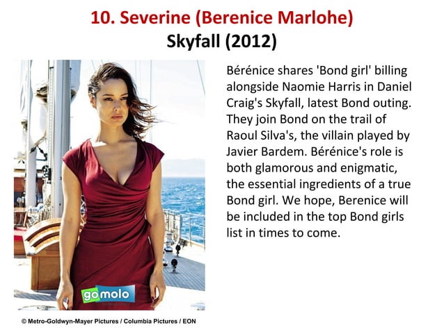 The top 10_bond_girls_gomolo | PPT