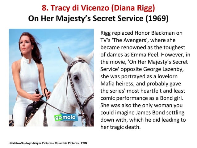 The top 10_bond_girls_gomolo | PPT