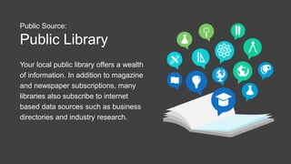 The Top 10 Market Research Sources Every Entrepreneur Should Know | PPTX