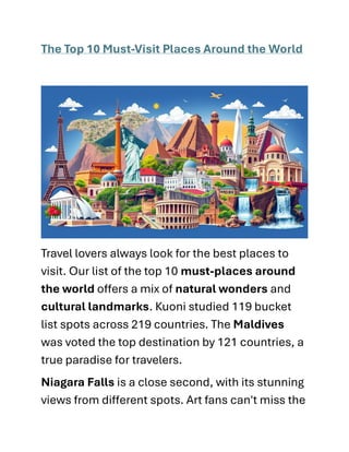 The Top 10 Must-Visit Places Around the World.pdf