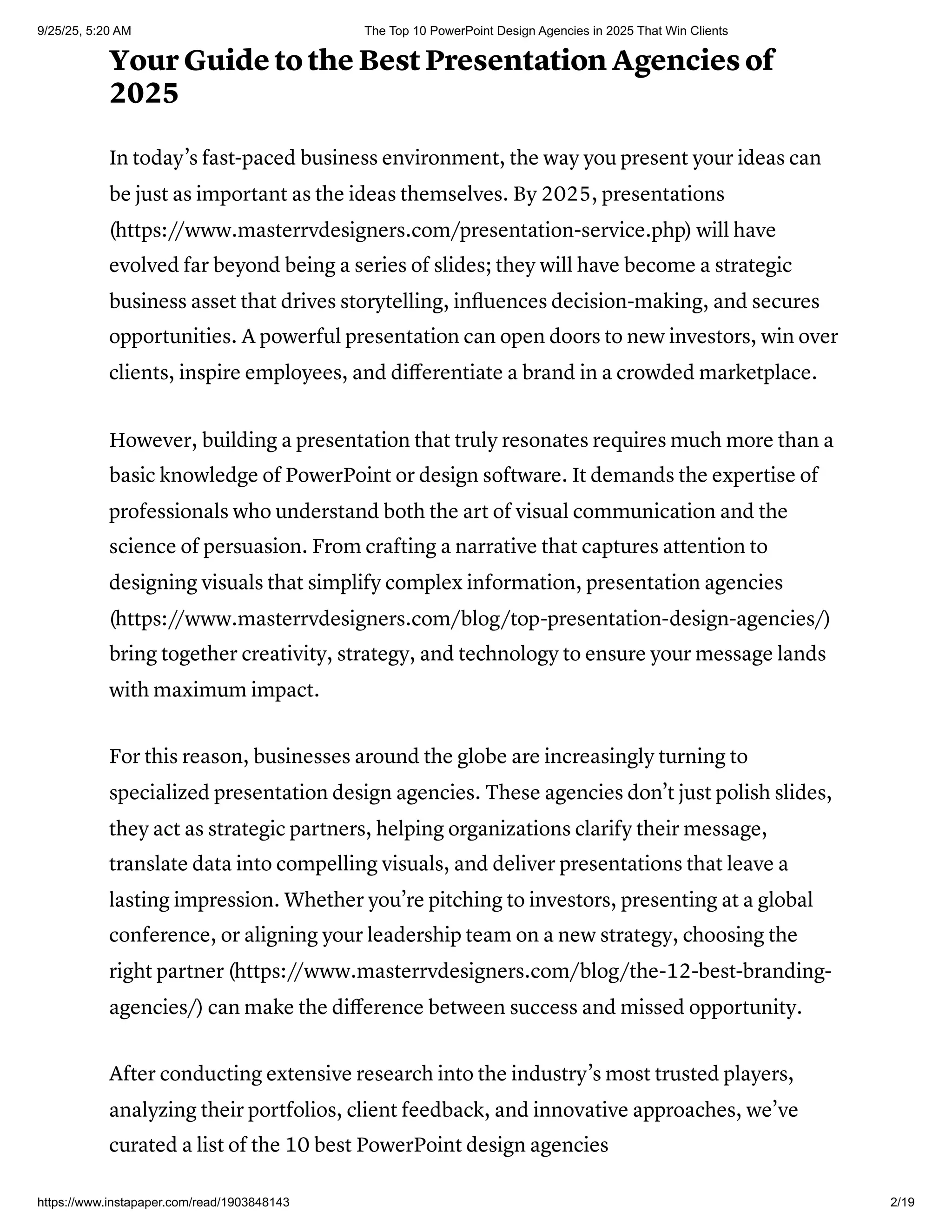 The Top 10 PowerPoint Design Agencies in 2025 That Win Clients.pdf