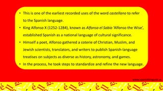 Top 10 spanish quotations of linguistic interest | PPTX