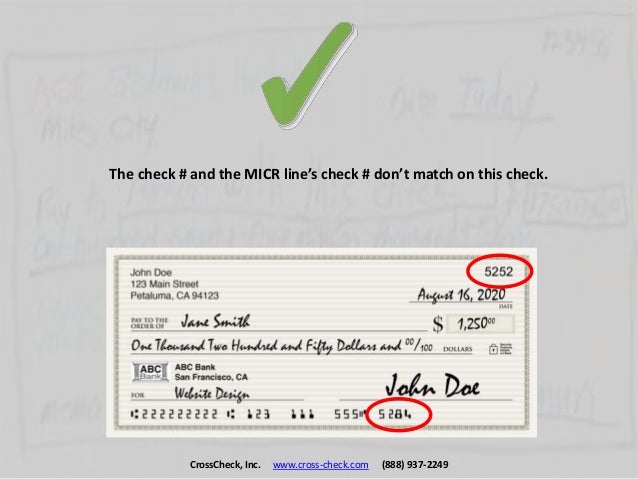 The Top 10 Tips to Spot a Fake Check