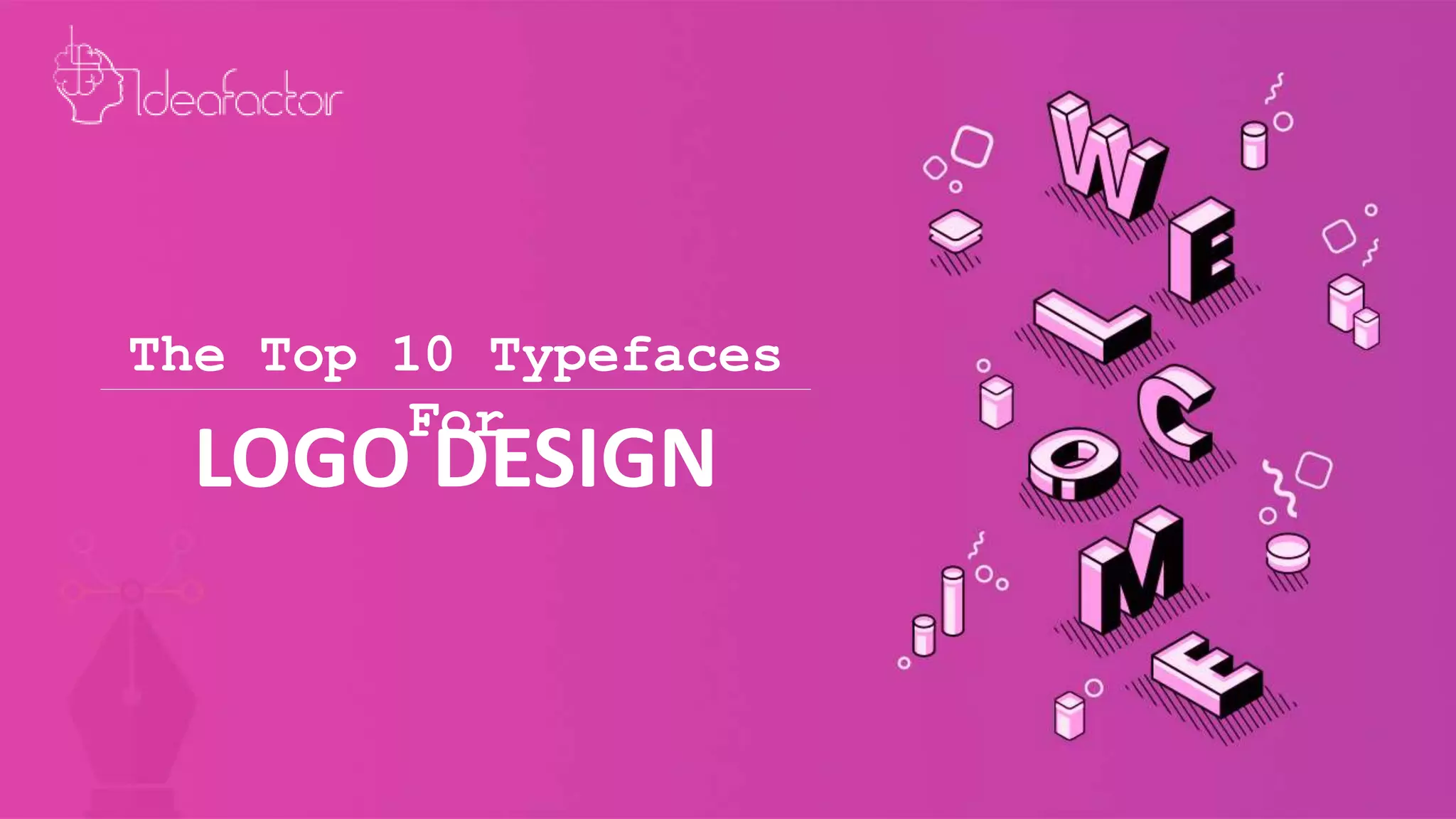 The top 10 typefaces for logo design | PPT
