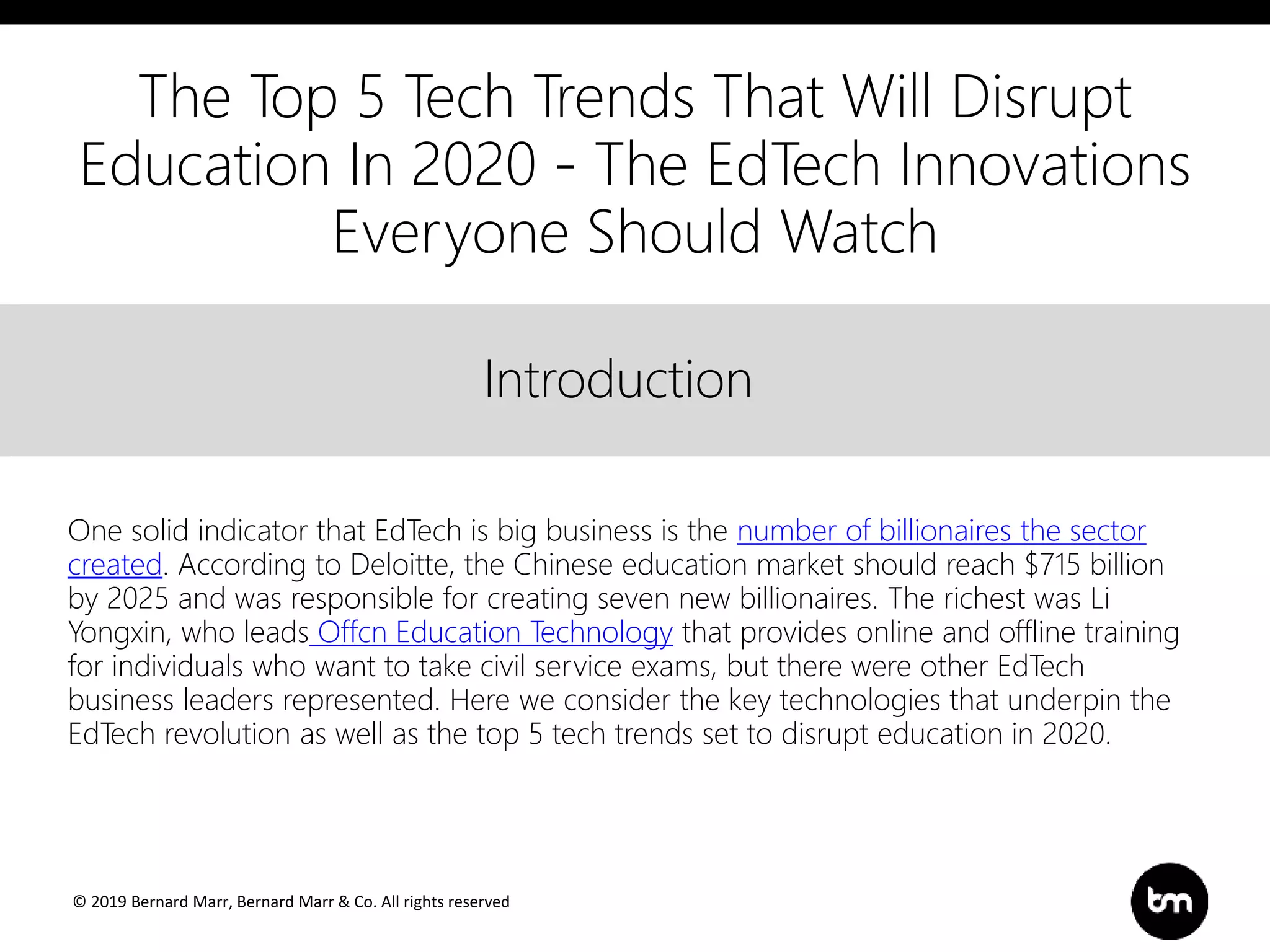 The Top 5 Tech Trends That Will Disrupt Education In 2020 - The EdTech ...