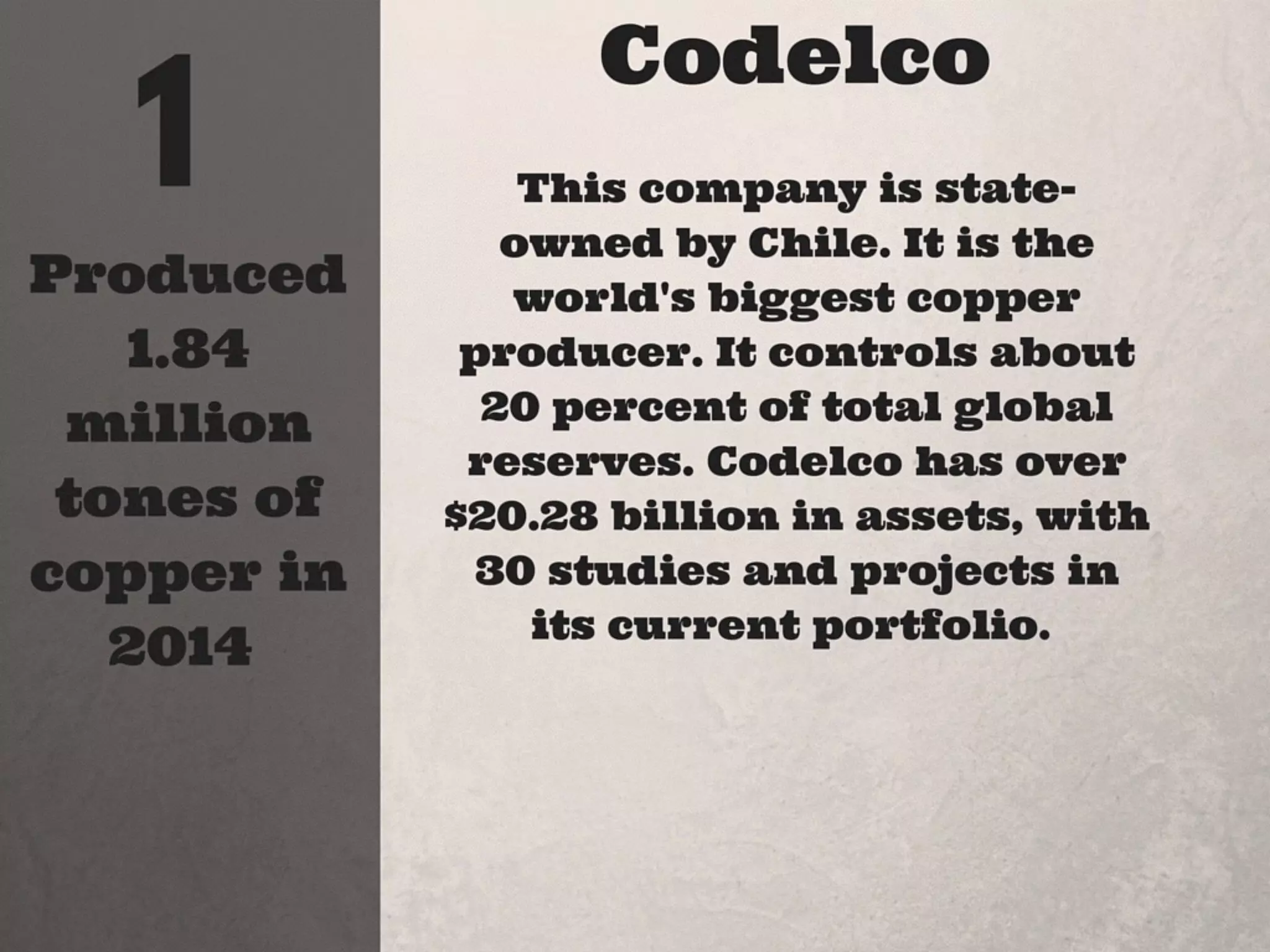 The Top 6 Copper Producing Companies | PPT