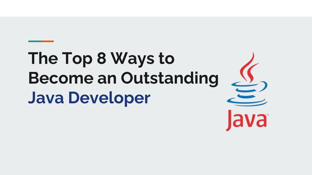 The Top 8 Ways to Become an Outstanding Java Developer.pptx