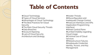 The Top Cloud Security Issues | PPT