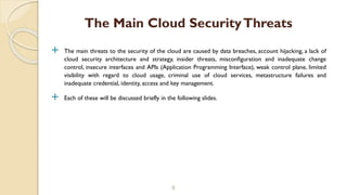 The Top Cloud Security Issues | PPT