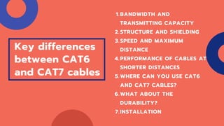 The Top Differences Between Cat6 Vs. Cat7 | PDF