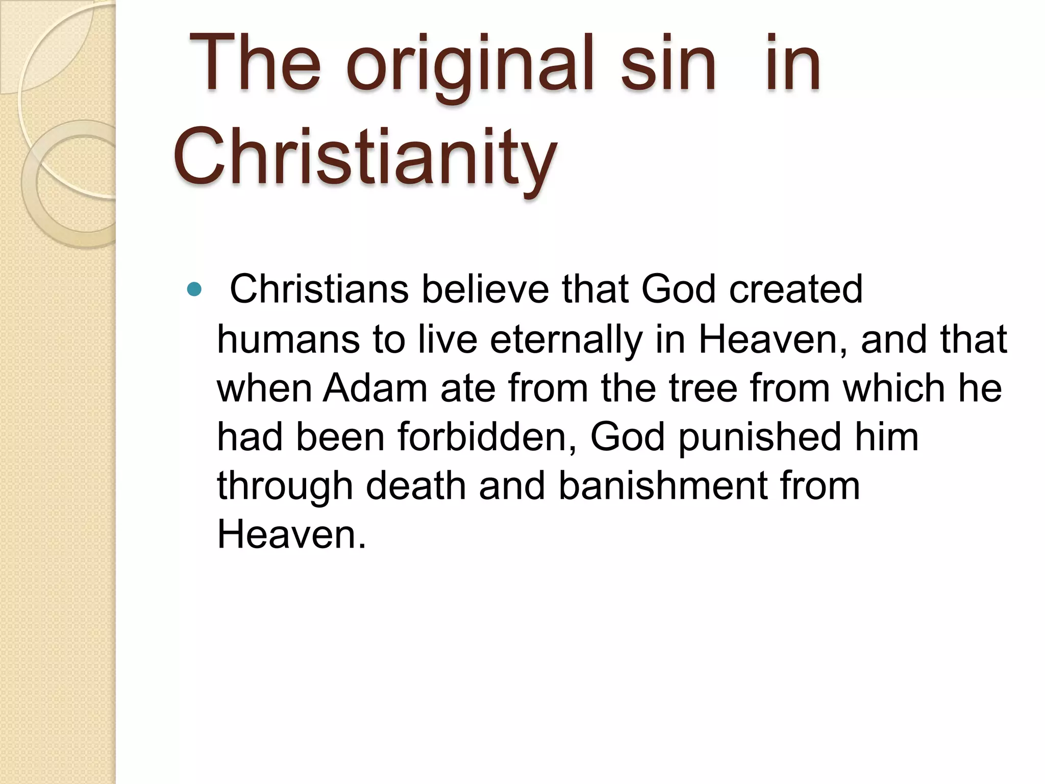 Sins in Christianity | PPTX