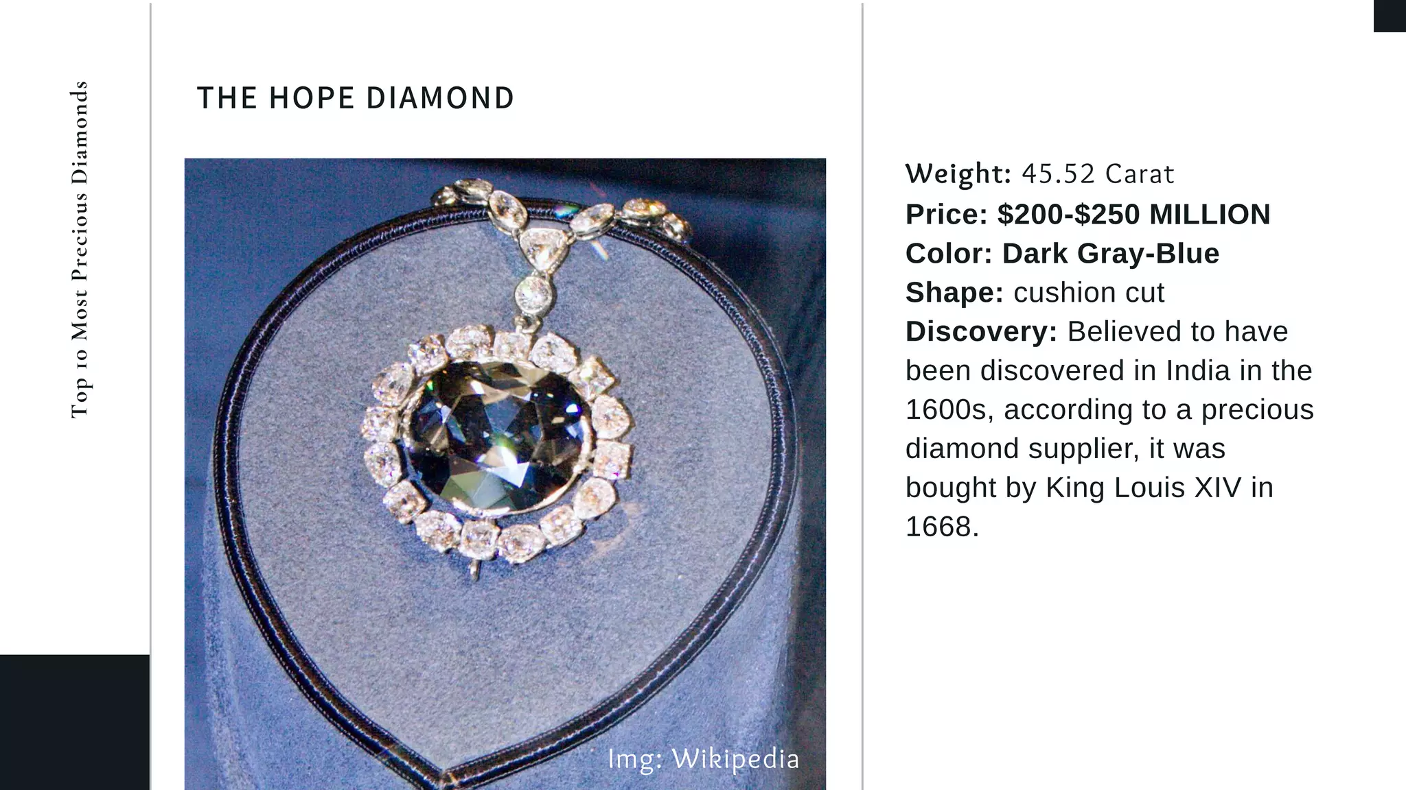 THE TOP MOST PRECIOUS DIAMONDS | PPTX