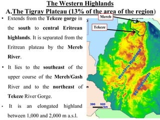 Chapter 3- Topography of Ethiopia and the Horn (GeES 1011).pdf | Africa ...