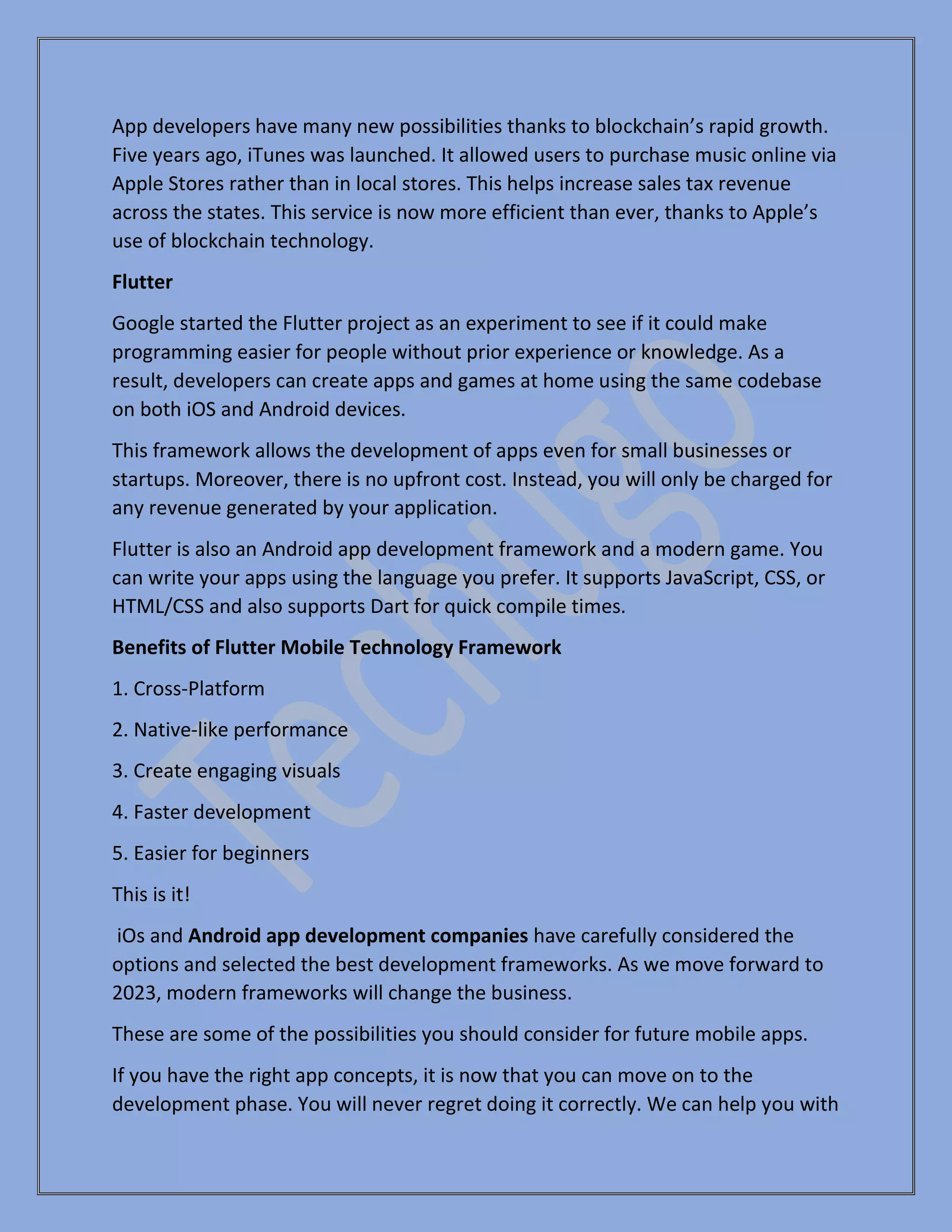 The Top Technologies Used To Develop a Mobile App.pdf