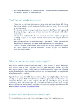 The top ten free and open-source tools for video analytics.pdf