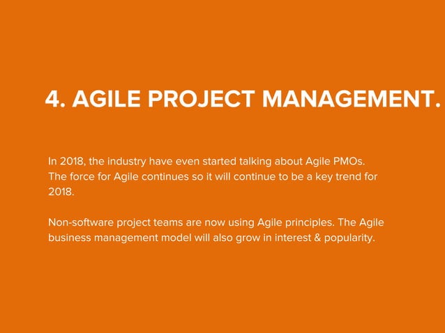 The top trends in project management in 2018 | PPT