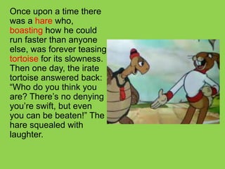 The tortoise and the hare | PPTX