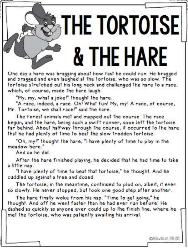 The tortoise and the hare