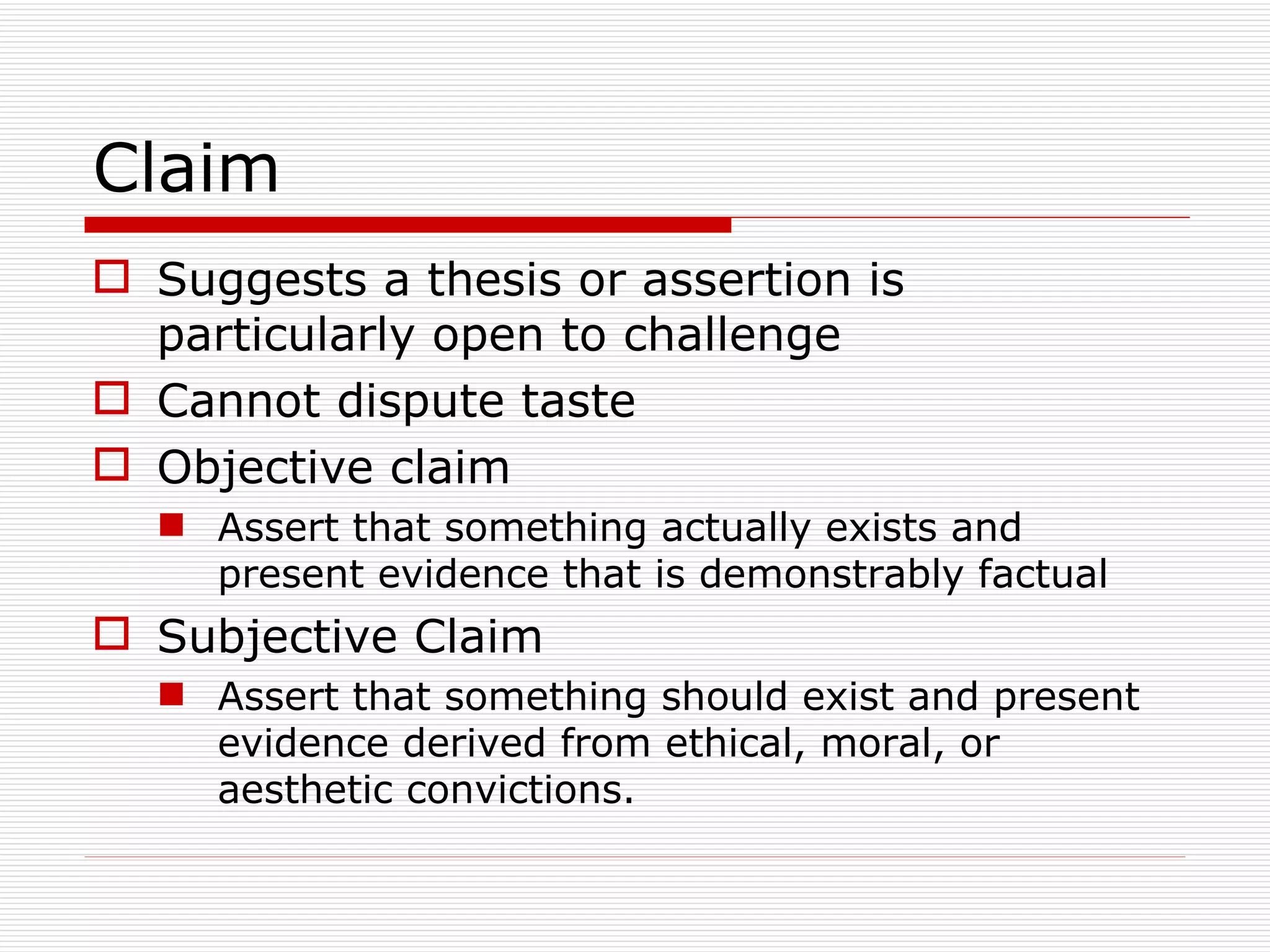 The Toulmin Model of Argument | PPT