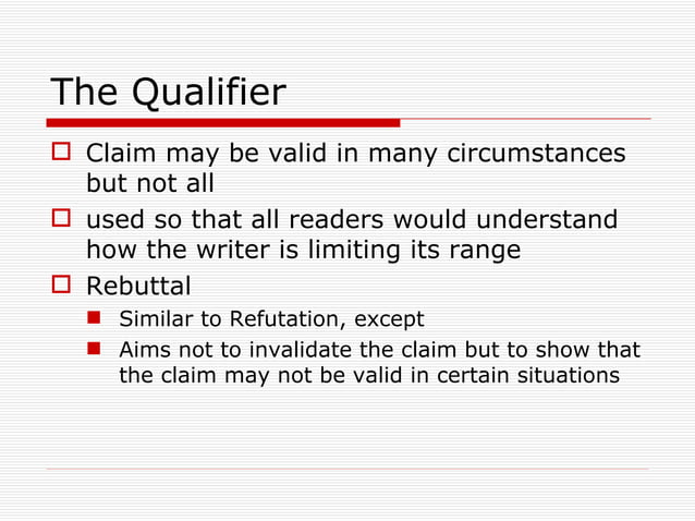 The Toulmin Model of Argument | PPT