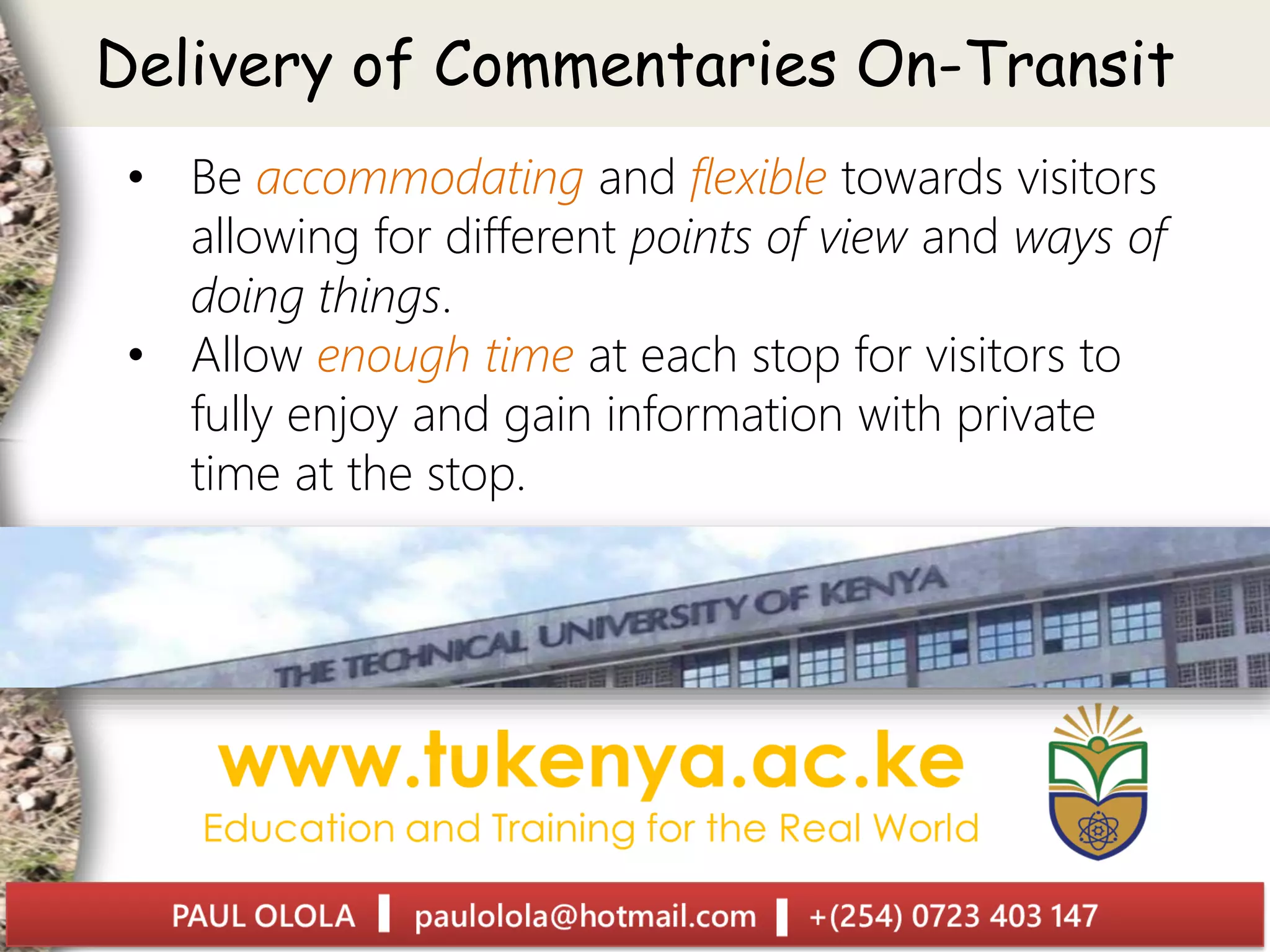 The Tour Commentary | PDF