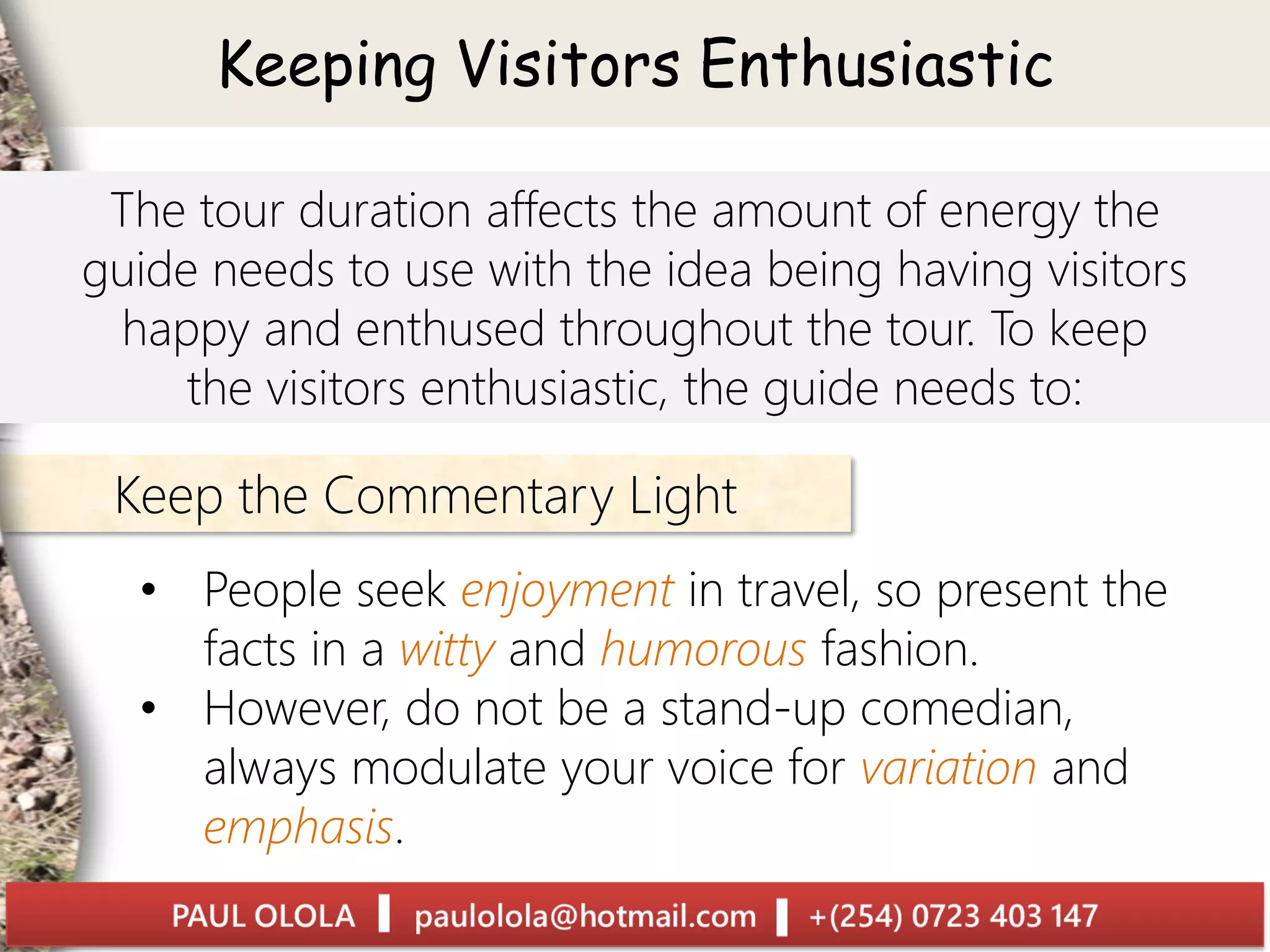 The Tour Commentary | PDF