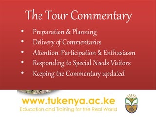 The Tour Commentary | PDF