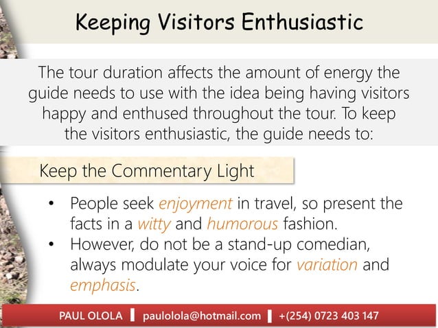 The Tour Commentary | PDF