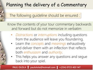 The Tour Commentary | PDF