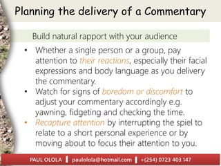 The Tour Commentary | PDF