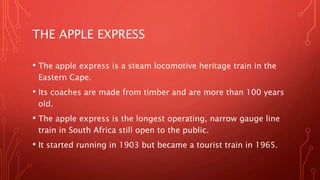 The tourism train industry | PPTX