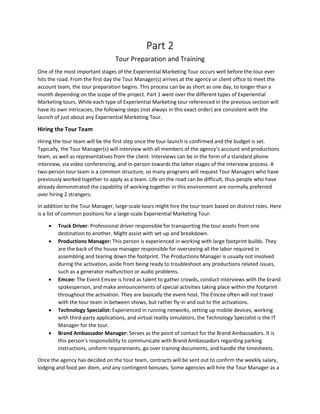 The tour manager handbook | PDF