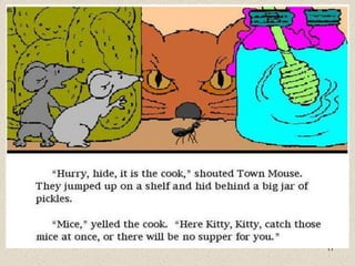 The Town Mouse and the Country Mouse - An Aesop's Fable with Wisdom ...
