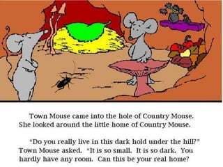 The Town Mouse and the Country Mouse - An Aesop's Fable with Wisdom ...