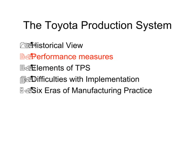 The toyota production system | PPT