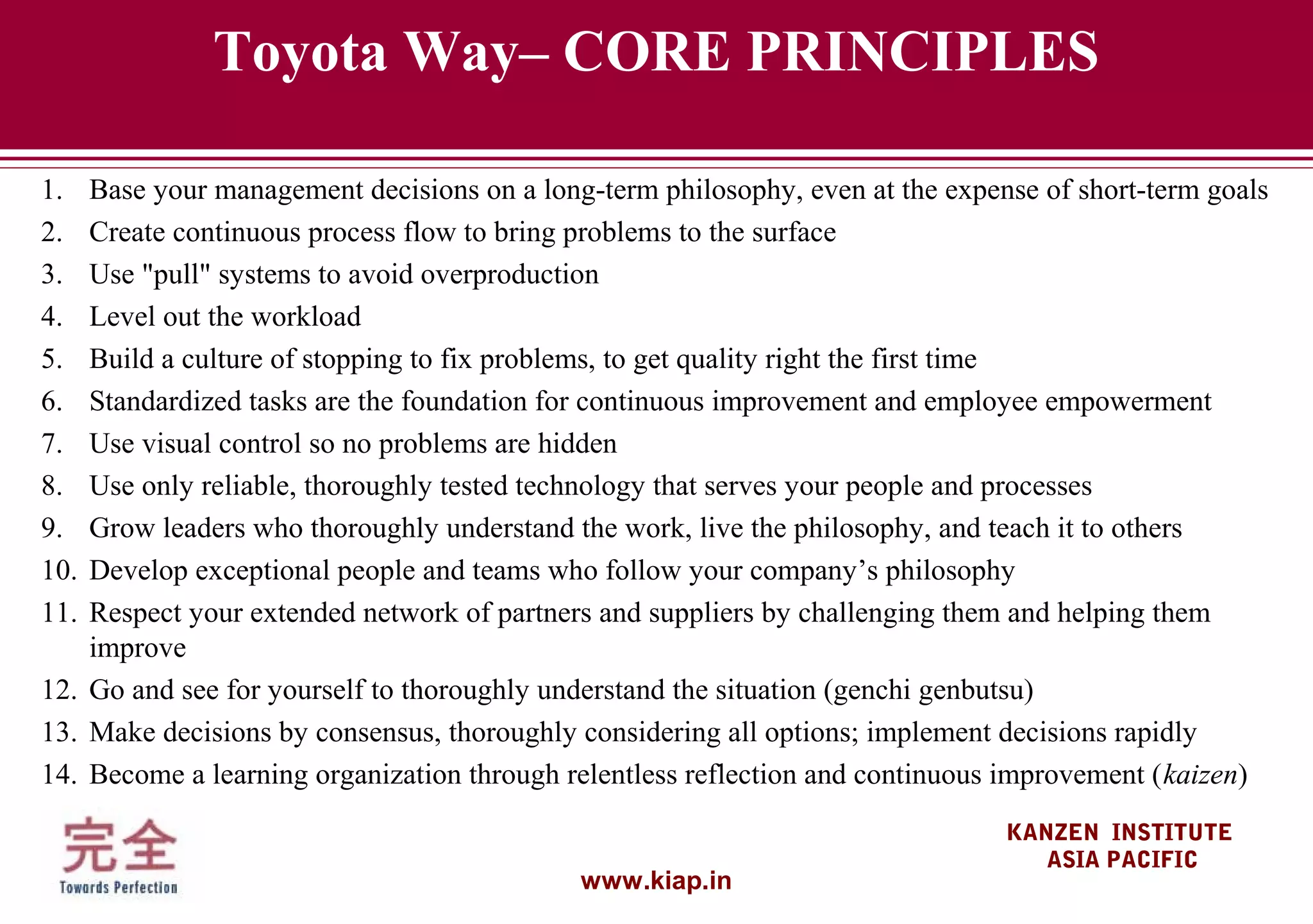 The toyota way | PPT