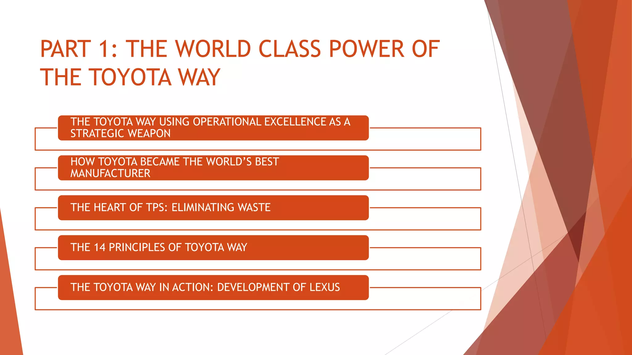 The Toyota Way | PPTX
