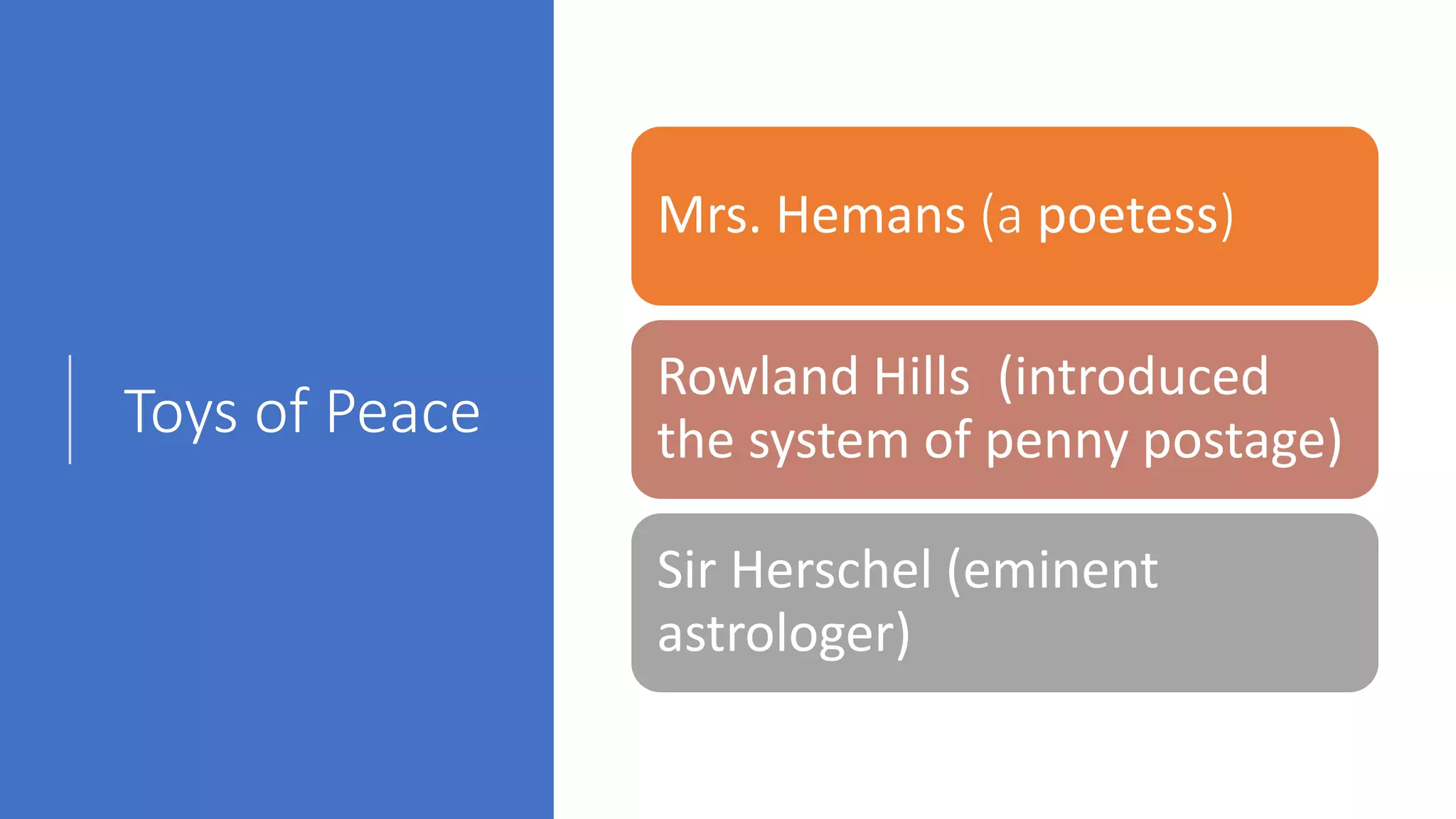 The Toys of Peace | PPTX