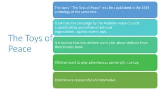 The Toys of Peace | PPTX
