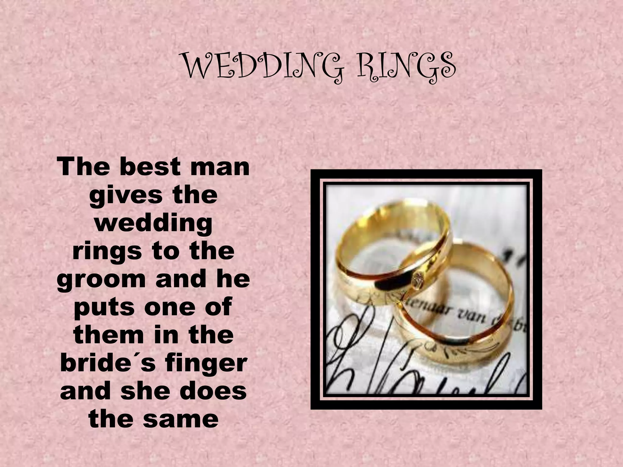 The tradition of the Spanish weddings, by Héctor | PPT