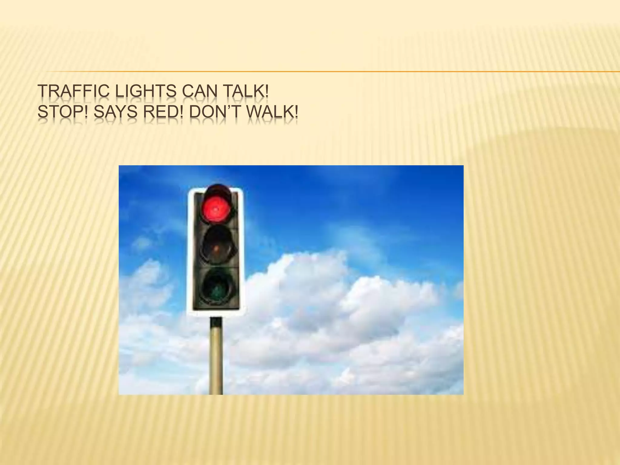 The traffic lights | PPTX
