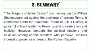 The Tragedy Of Julius Caesar . | PPTX