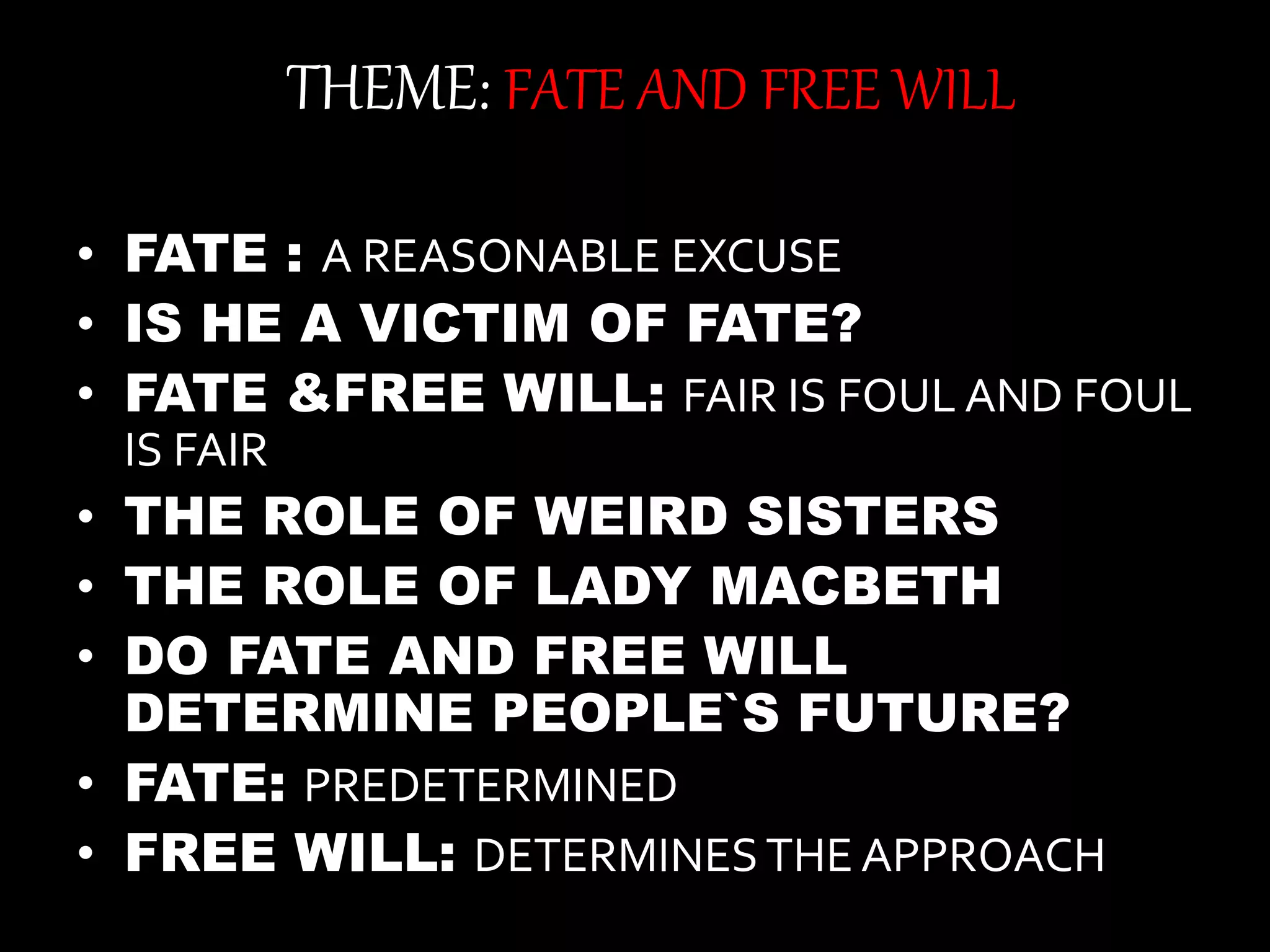 The tragedy of macbeth | PPTX