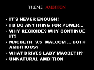 The tragedy of macbeth | PPTX
